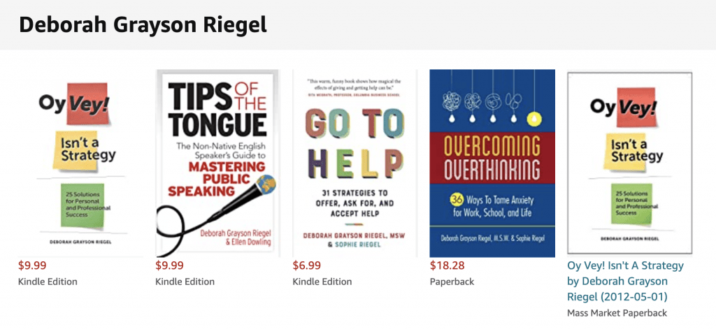 Deborah Grayson Riegel: Teaching as a speaker, consultant and YouTuber (#324) | Feisworld