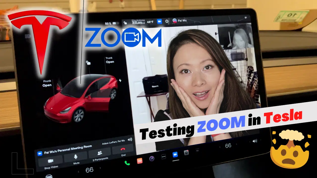 How To Use Zoom Video Calls In Tesla (December 2022) | Feisworld