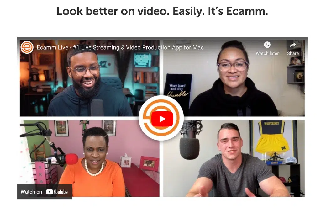 Ecamm Live: The Ultimate Virtual Camera, Video Recording And Livestream Software For Creators ...